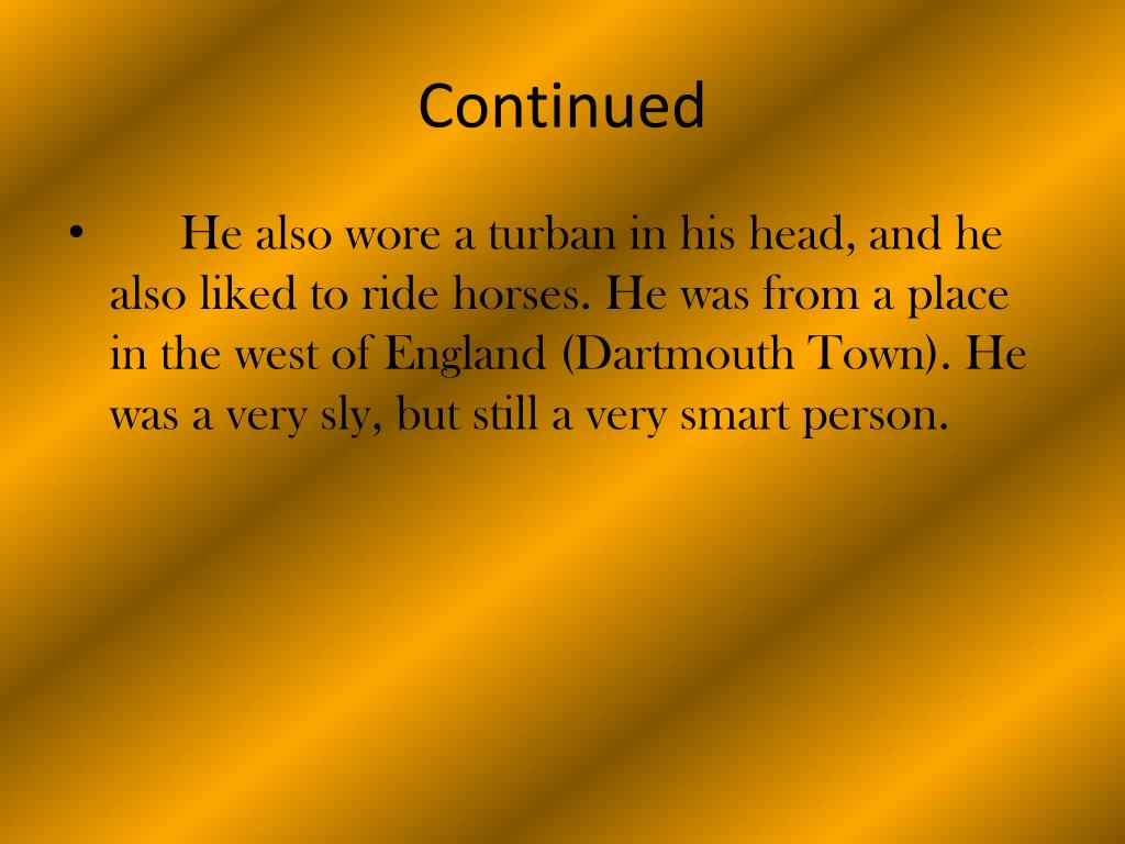 PPT - The Shipman in “The Canterbury Tales” by Geoffrey Chaucer ...