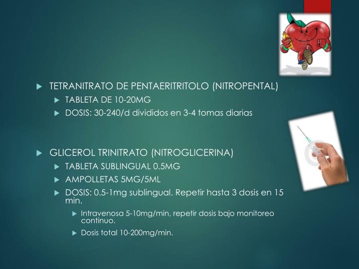 PPT - Vasodilatadores Nitritos, IECA, Ca antagonistas, ARAII ...