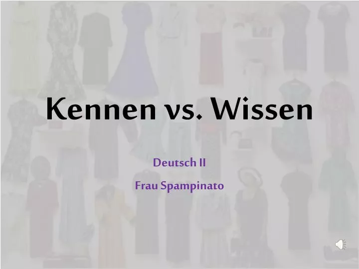 PPT - Kennen vs. Wissen PowerPoint Presentation, free download - ID:6188463