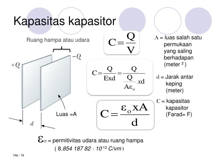 PPT - KAPASITOR dan DIELEKTRIK PowerPoint Presentation - ID:6188506