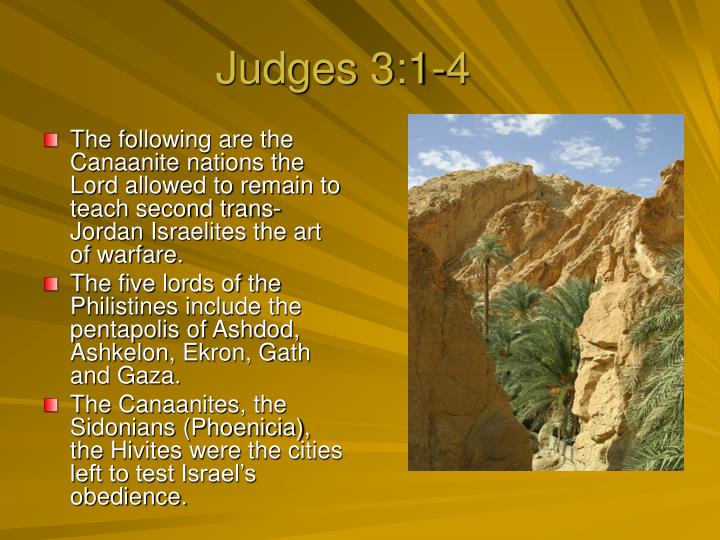 PPT - The Book of Judges Chapters 2-3 PowerPoint Presentation - ID:6189788