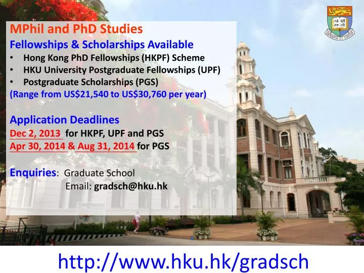 PPT - hku.hk/gradsch PowerPoint Presentation, free download - ID:6190138