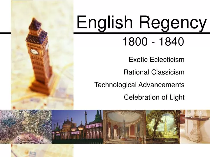 PPT - English Regency PowerPoint Presentation, free download - ID:6191546