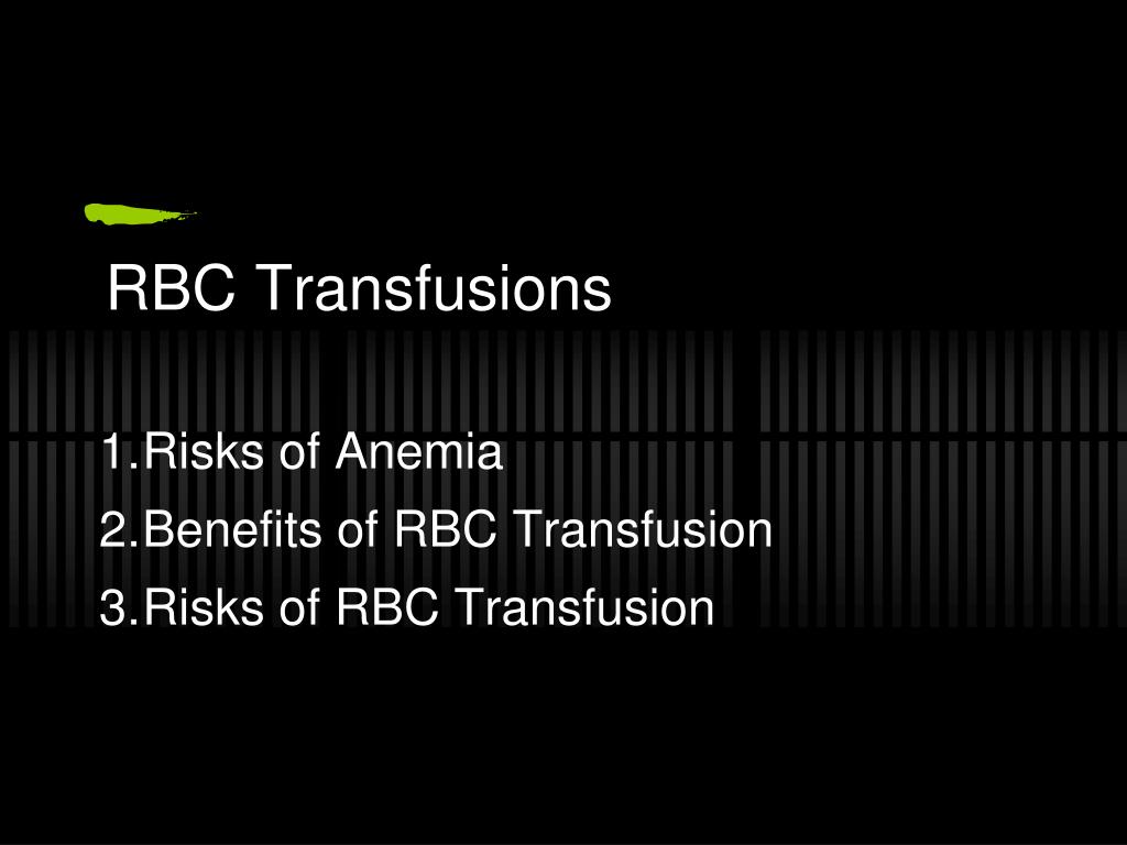 PPT - Transfusion Therapy: Optimal Use of Blood Products PowerPoint ...