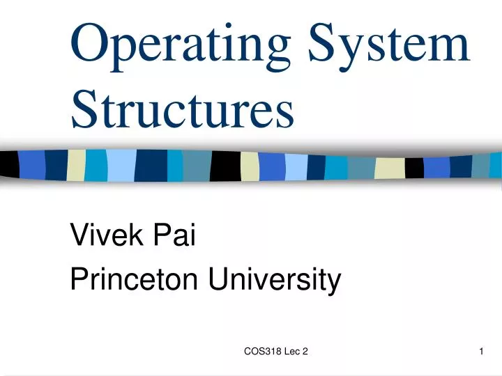 PPT - Operating System Structures PowerPoint Presentation, free ...
