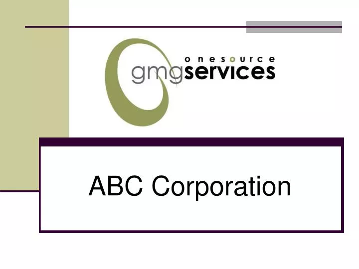 PPT - ABC Corporation PowerPoint Presentation, free download - ID:6192541