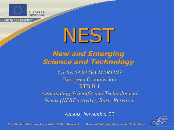 PPT - New and Emerging Science and Technology PowerPoint Presentation ...