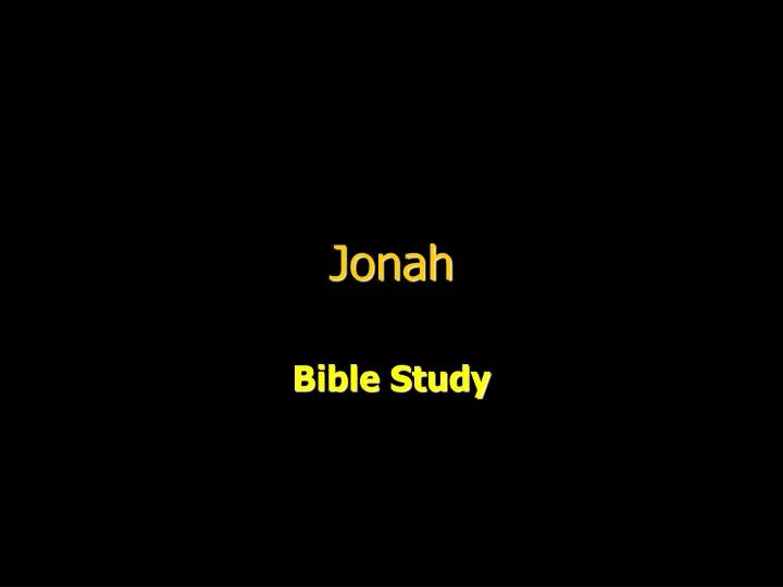 PPT - Jonah PowerPoint Presentation, free download - ID:6194096