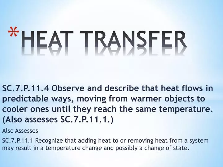 PPT - HEAT TRANSFER PowerPoint Presentation, free download - ID:6194544