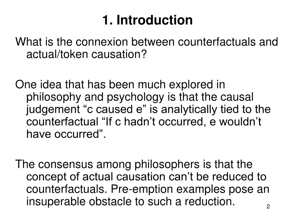 PPT - The Role of Counterfactual Reasoning in Causal Judgements ... PPT - The Role of Counterfactual Reasoning in Causal Judgements ...