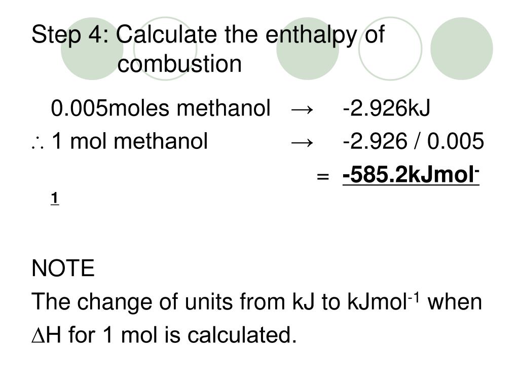 Ppt Higher Chemistry Unit 1 B Enthalpy Of Combustion Powerpoint