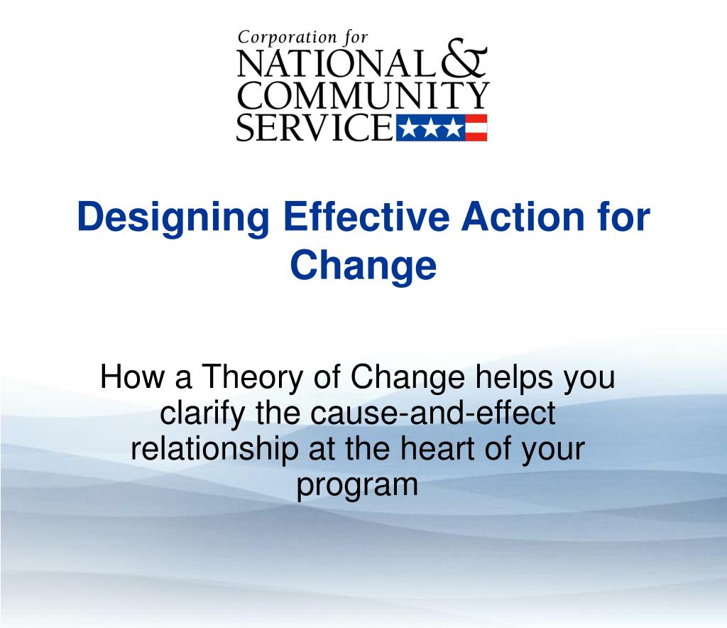 PPT - Designing Effective Action for Change PowerPoint Presentation ...