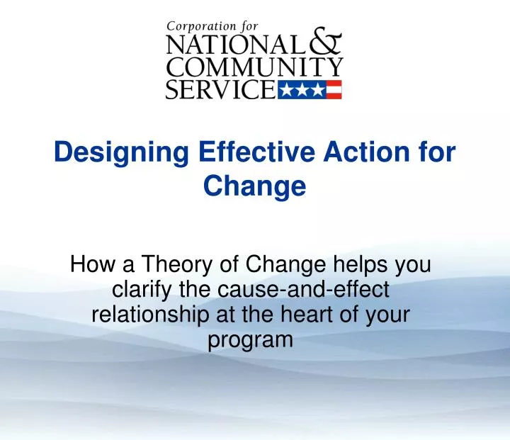 PPT - Designing Effective Action for Change PowerPoint Presentation ...