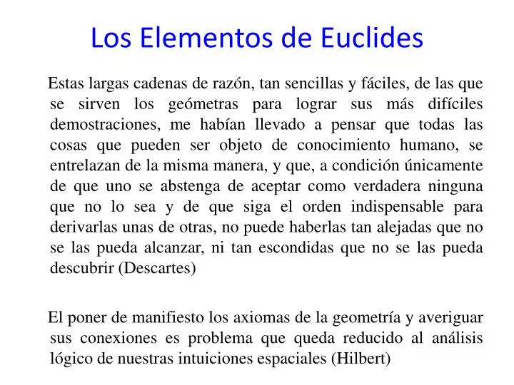 PPT - Los Elementos de Euclides PowerPoint Presentation, free download ...