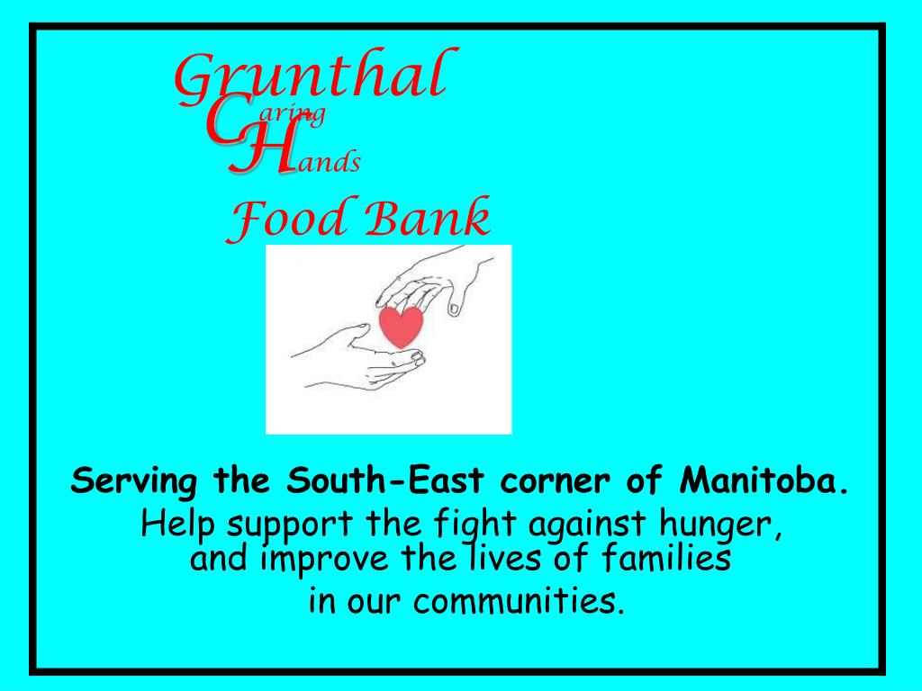 PPT - Grunthal Caring Hands Food Bank - Fighting Hunger in South-East ...