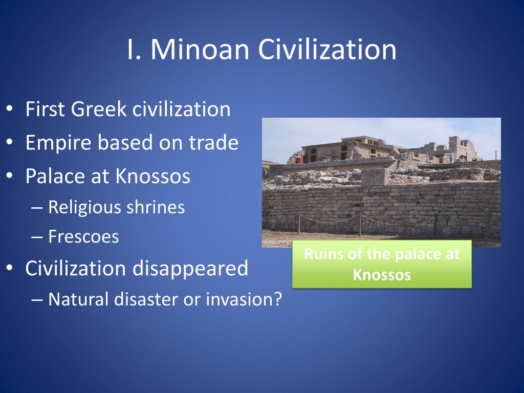 PPT - The Influence of Minoans and Mycenaeans on Ancient Greek ...