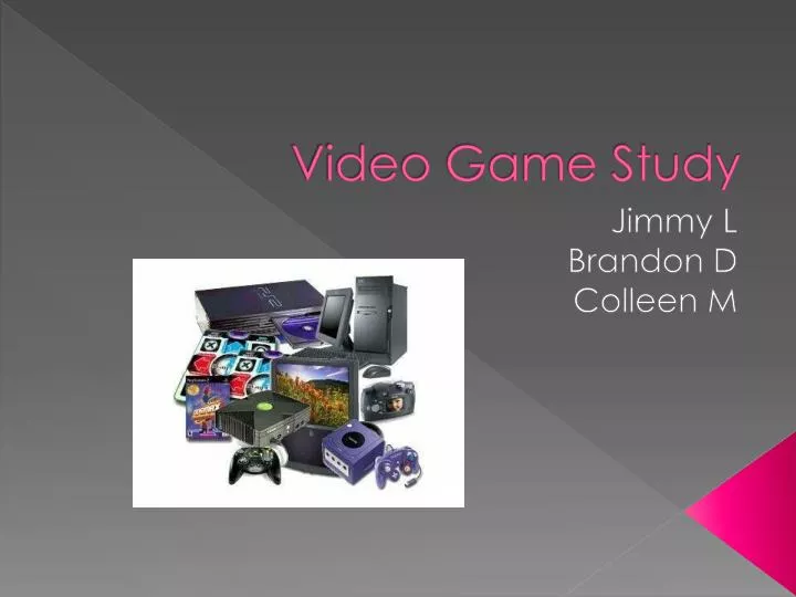 PPT - Video Game Study PowerPoint Presentation, free download - ID:6199008