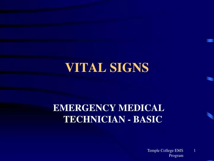 PPT - VITAL SIGNS PowerPoint Presentation, free download - ID:6199119
