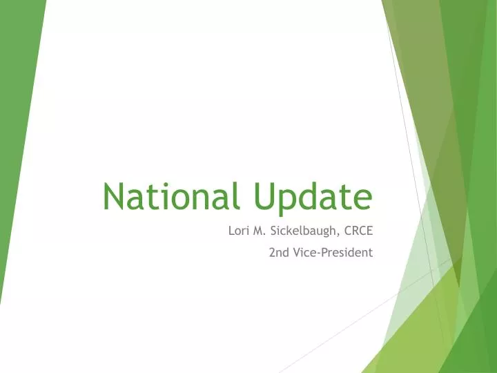 PPT - National Update PowerPoint Presentation, free download - ID:6201025