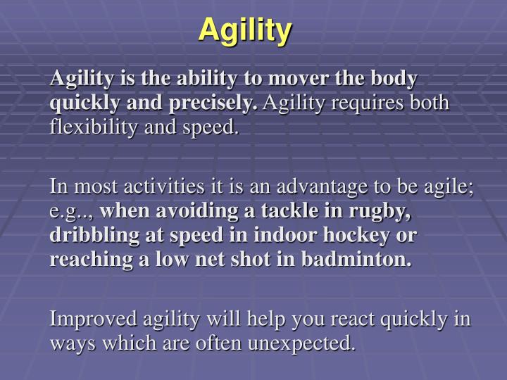 PPT - Power and Agility PowerPoint Presentation - ID:6203097