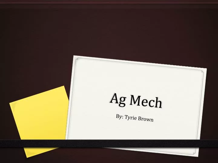 PPT - Ag Mech PowerPoint Presentation, free download - ID:6203838
