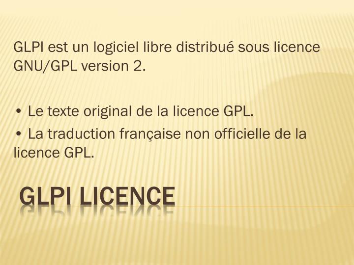 PPT - Glpi licence PowerPoint Presentation - ID:6203899