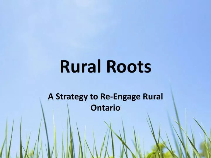 PPT - Rural Roots PowerPoint Presentation, free download - ID:6204791
