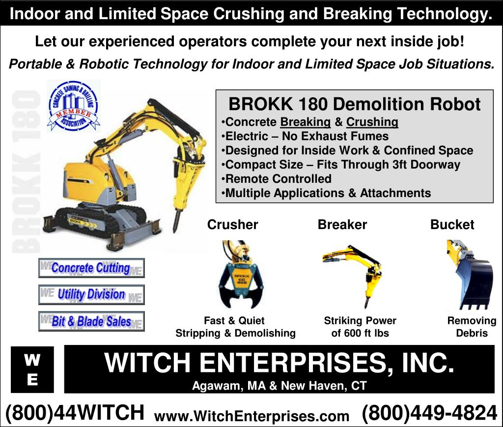 PPT - BROKK 180 Demolition Robot Concrete Breaking & Crushing Electric ...