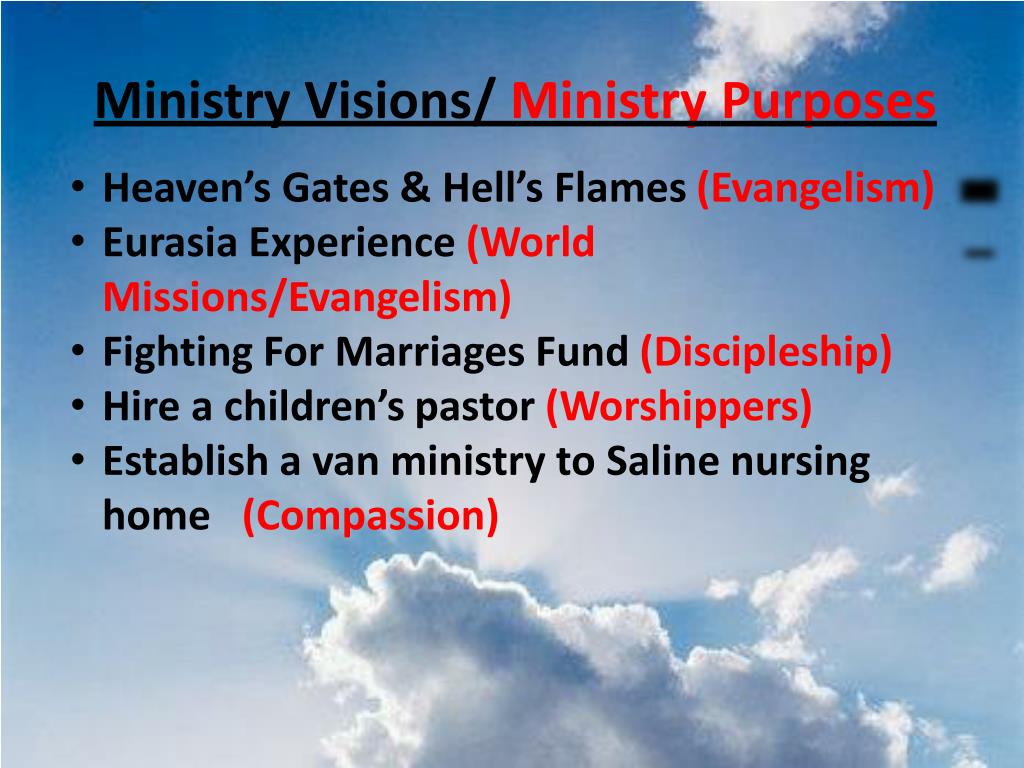 PPT - The 4 Ministry Purposes of the Church PowerPoint Presentation ...