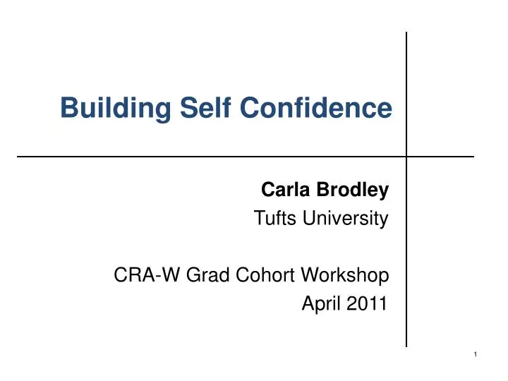 PPT - Building Self Confidence PowerPoint Presentation, free download ...