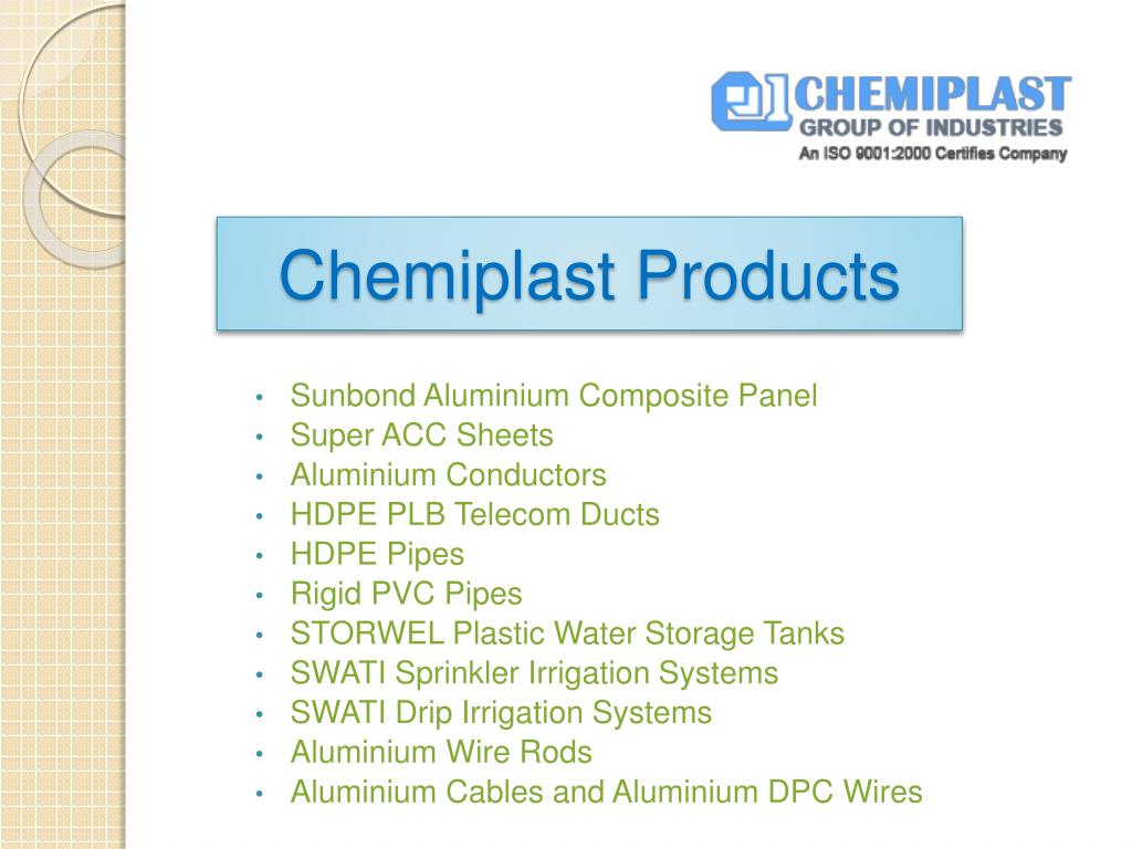 PPT - Chemiplast PowerPoint Presentation, free download - ID:6207914