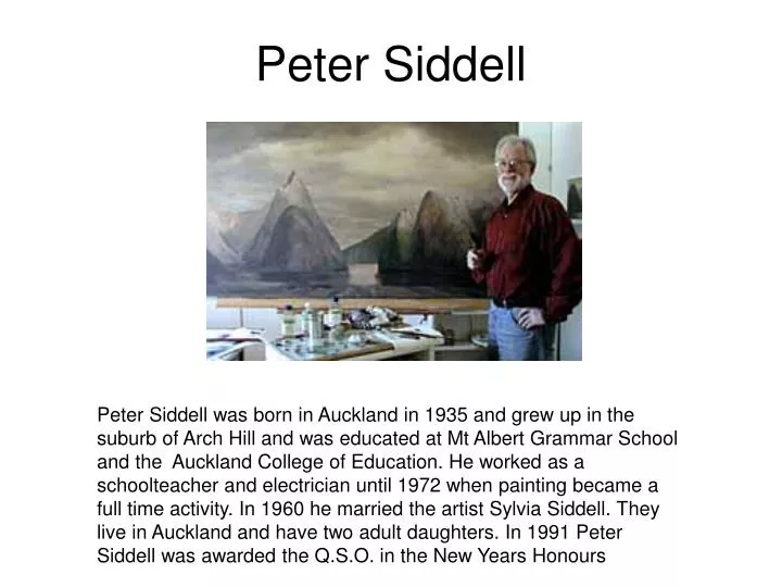PPT - Peter Siddell PowerPoint Presentation, free download - ID:6209949
