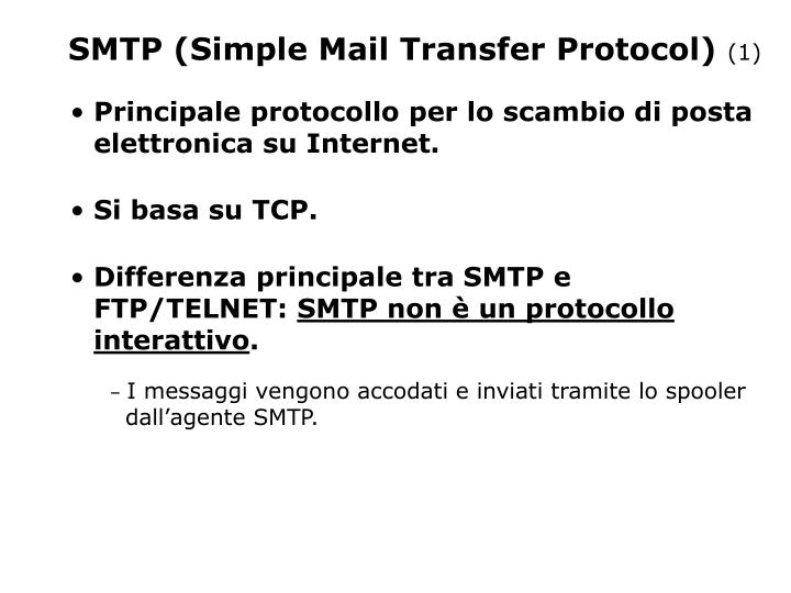 PPT - SMTP (Simple Mail Transfer Protocol) (1) PowerPoint Presentation ...