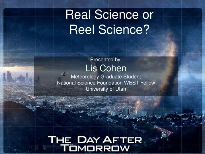PPT - Real Science or Reel Science? PowerPoint Presentation, free ...
