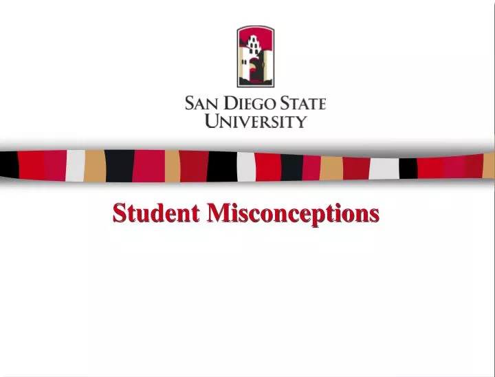 PPT - Student Misconceptions PowerPoint Presentation, free download ...