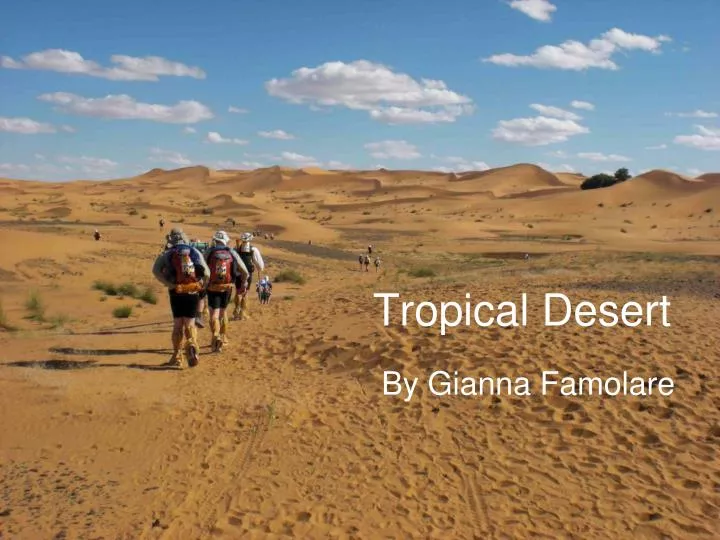 PPT - Tropical Desert PowerPoint Presentation, free download - ID:6211937