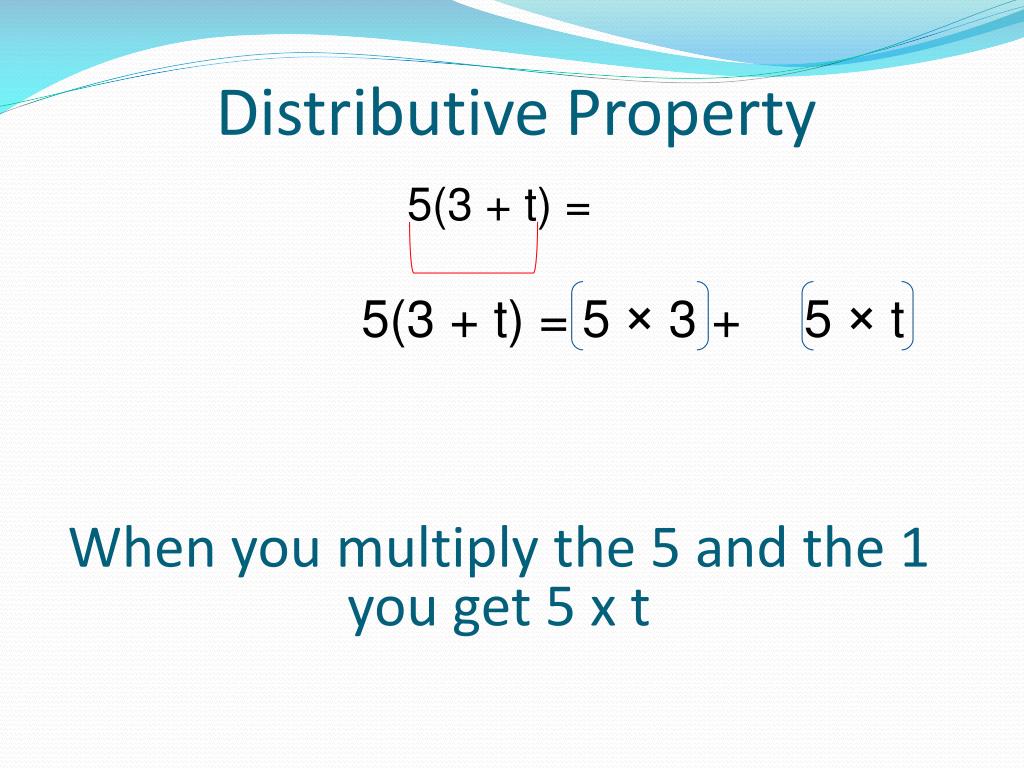 PPT Today We Use The Distributive Property In Equations And PPT Today We Use The Distributive Property In Equations And