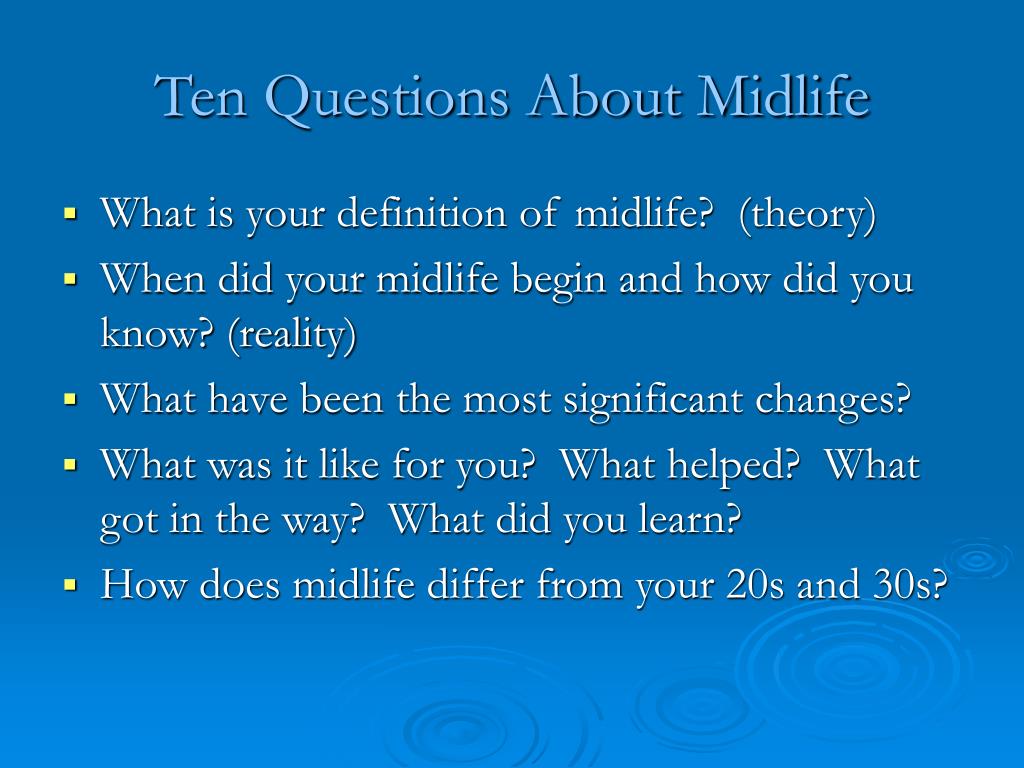 PPT - The Art of Midlife: Myths & New Realities PowerPoint Presentation ...
