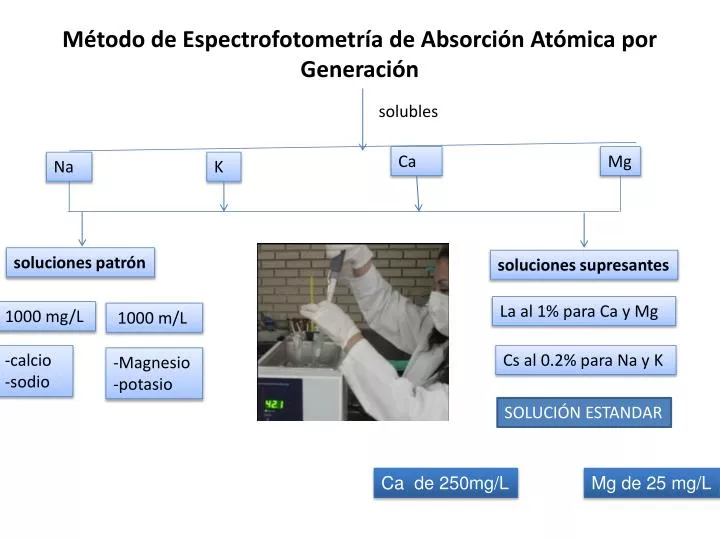 Ppt Método De Espectrofotometría De Absorción Atómica Por Generación