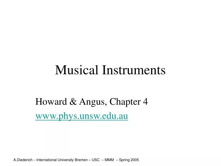 PPT - Musical Instruments PowerPoint Presentation, free download - ID ...