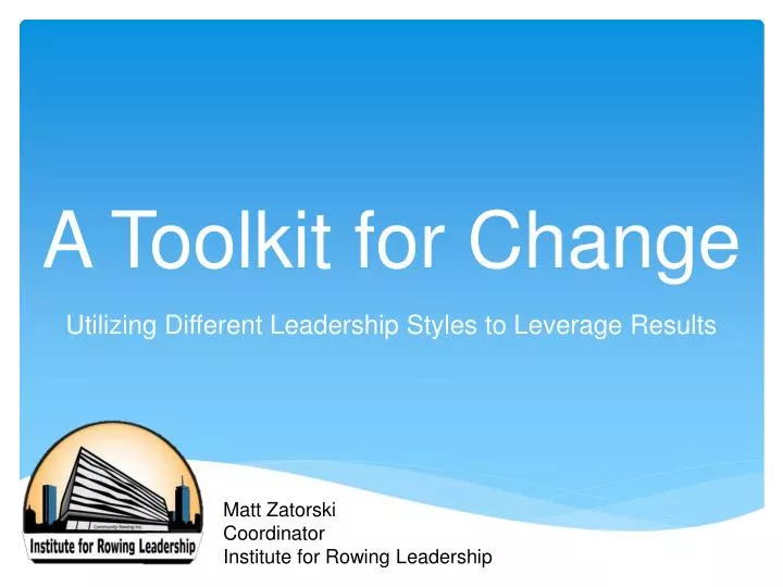 PPT - A Toolkit for Change PowerPoint Presentation, free download - ID ...