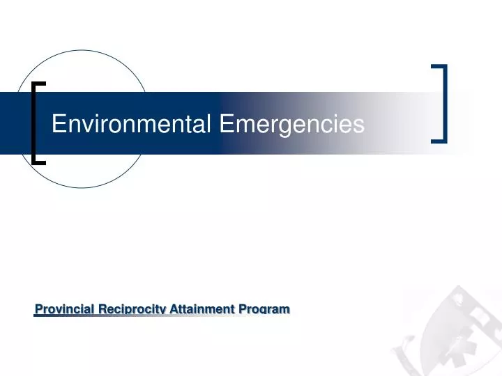 PPT - Environmental Emergencies PowerPoint Presentation - ID:6216806