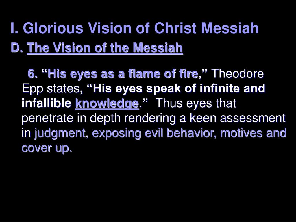 PPT - Welcome to the Revelation Study The Glorious Vision, Chapter one ...