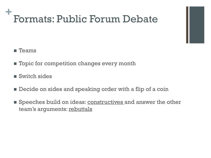 PPT - Introduction to Public Forum Debate PowerPoint Presentation - ID ...