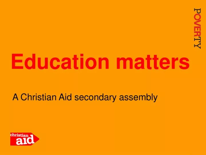 PPT - Education matters PowerPoint Presentation, free download - ID:6217615