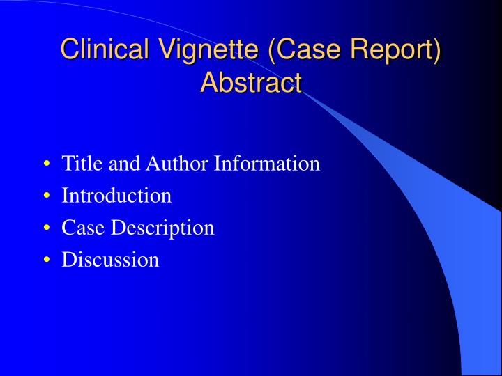 PPT - How to Write an Abstract: Abstract Submission & Poster ...