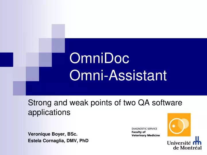 PPT - OmniDoc Omni-Assistant PowerPoint Presentation, free download ...
