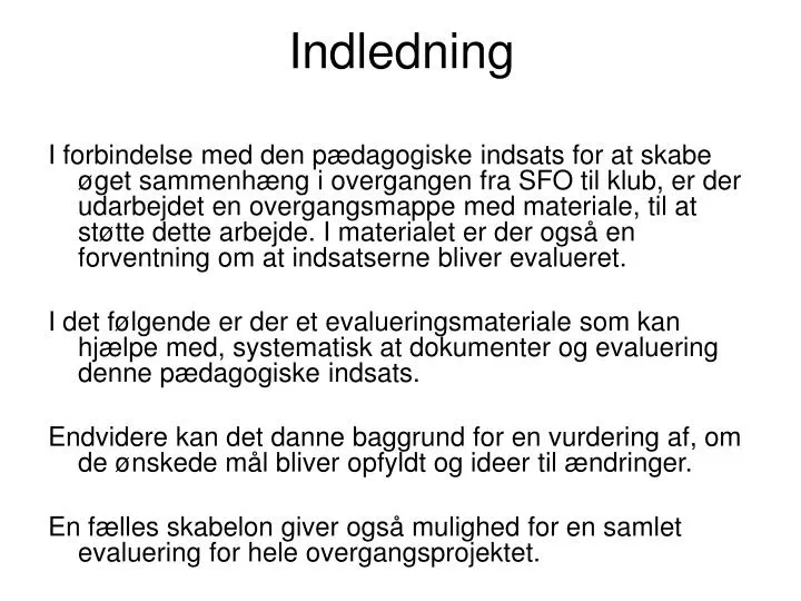 PPT - Indledning PowerPoint Presentation, free download - ID:6219247