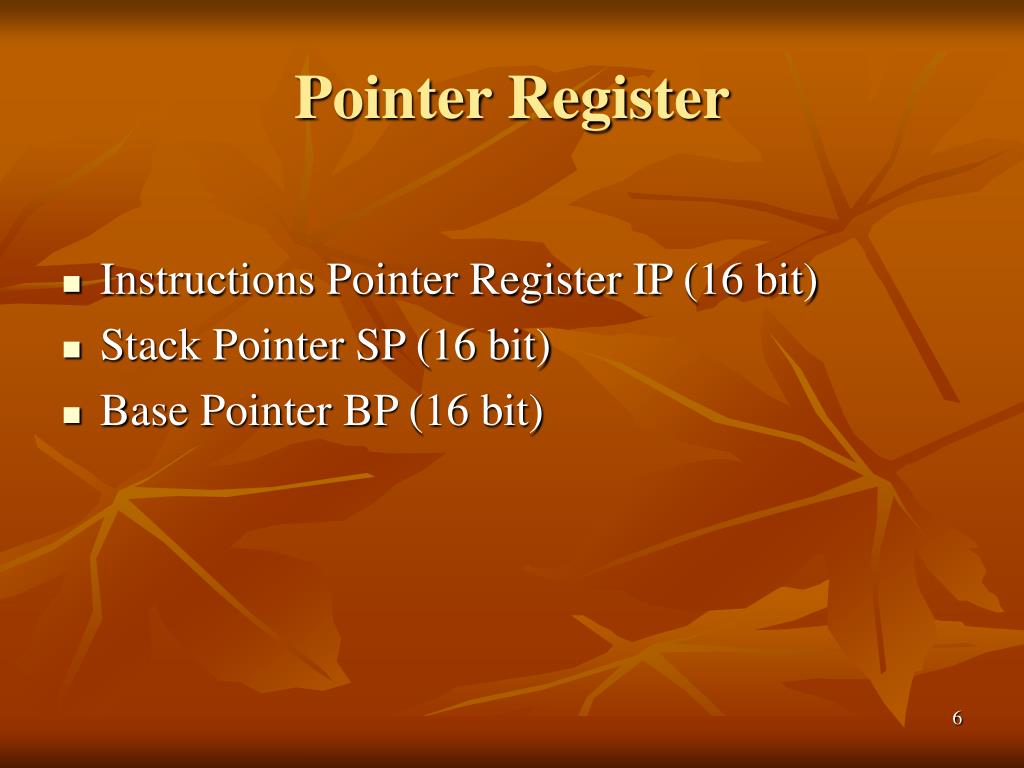 PPT - Struktur Register dan Metode Pengalamatan Memori PowerPoint ...