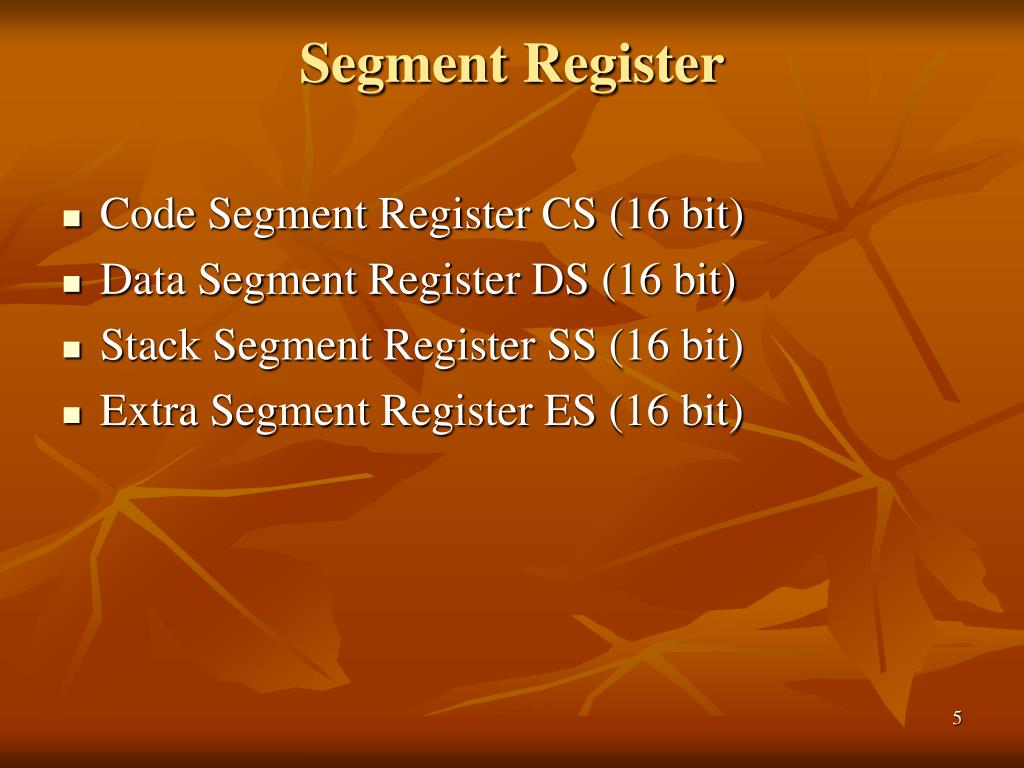 PPT - Struktur Register dan Metode Pengalamatan Memori PowerPoint ...